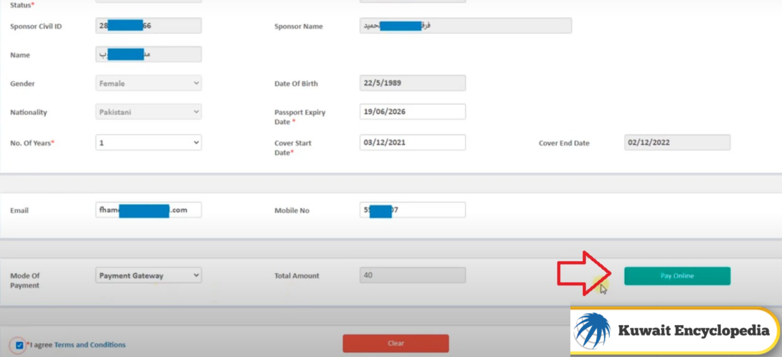 Health Insurance Kuwait Online Payment