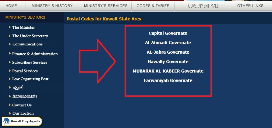 Kuwait Postal Code: List of Zip Codes in Kuwait